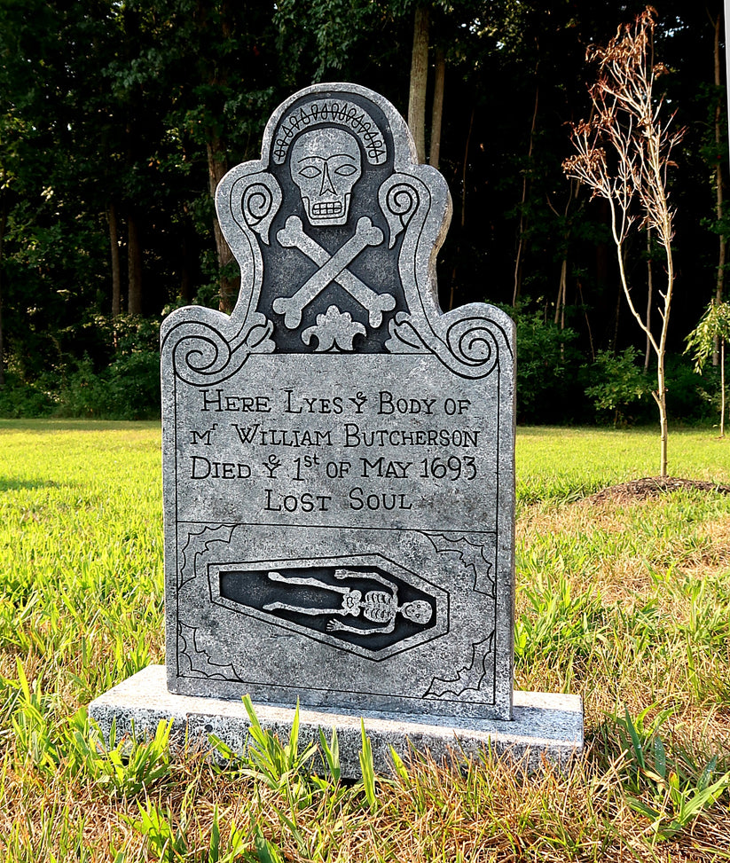 Billy Butcherson Medium Size Hocus Pocus Tombstone – Cemetery Haunts