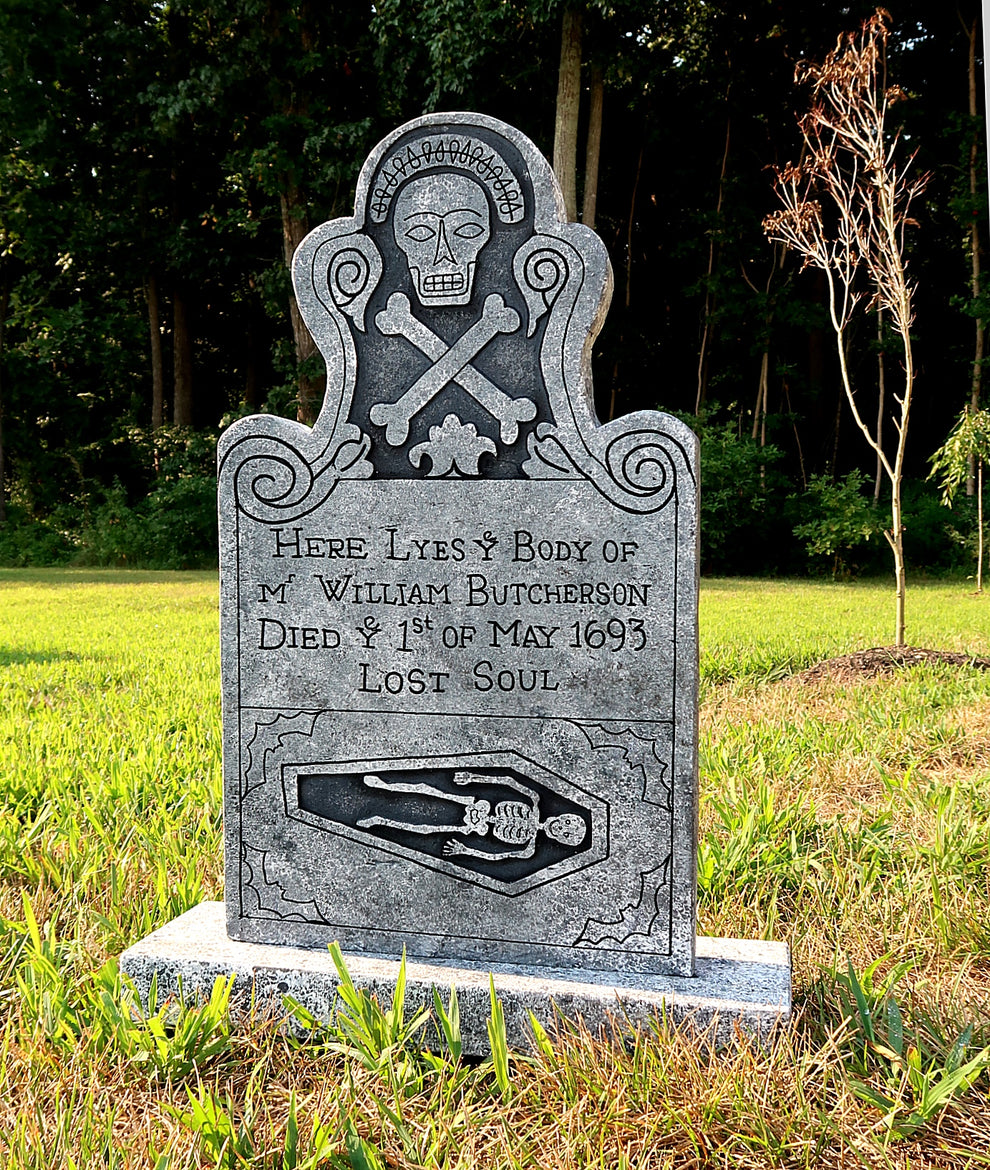 Billy Butcherson Medium Size Hocus Pocus Tombstone – Cemetery Haunts
