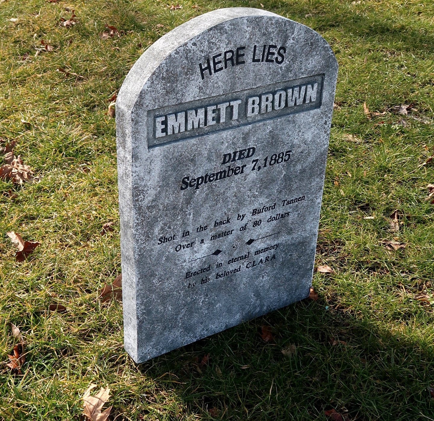 Cemetery Haunts Movie Memorabilia Tombstone Props