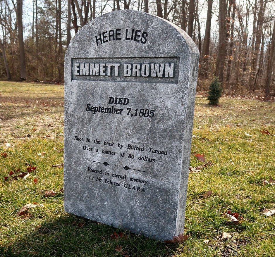 Cemetery Haunts Movie Memorabilia Tombstone Props